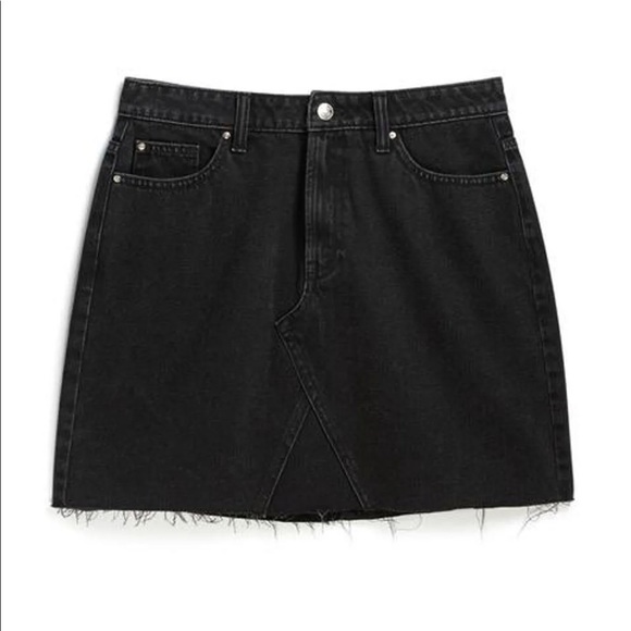 Primark | Skirts | Primark Black Denim Mini Skirt | Poshmark